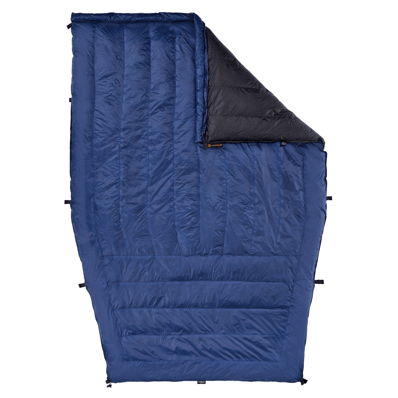 Backpacking Down Quilts - Featherstone Moondance Navy/Grey ...