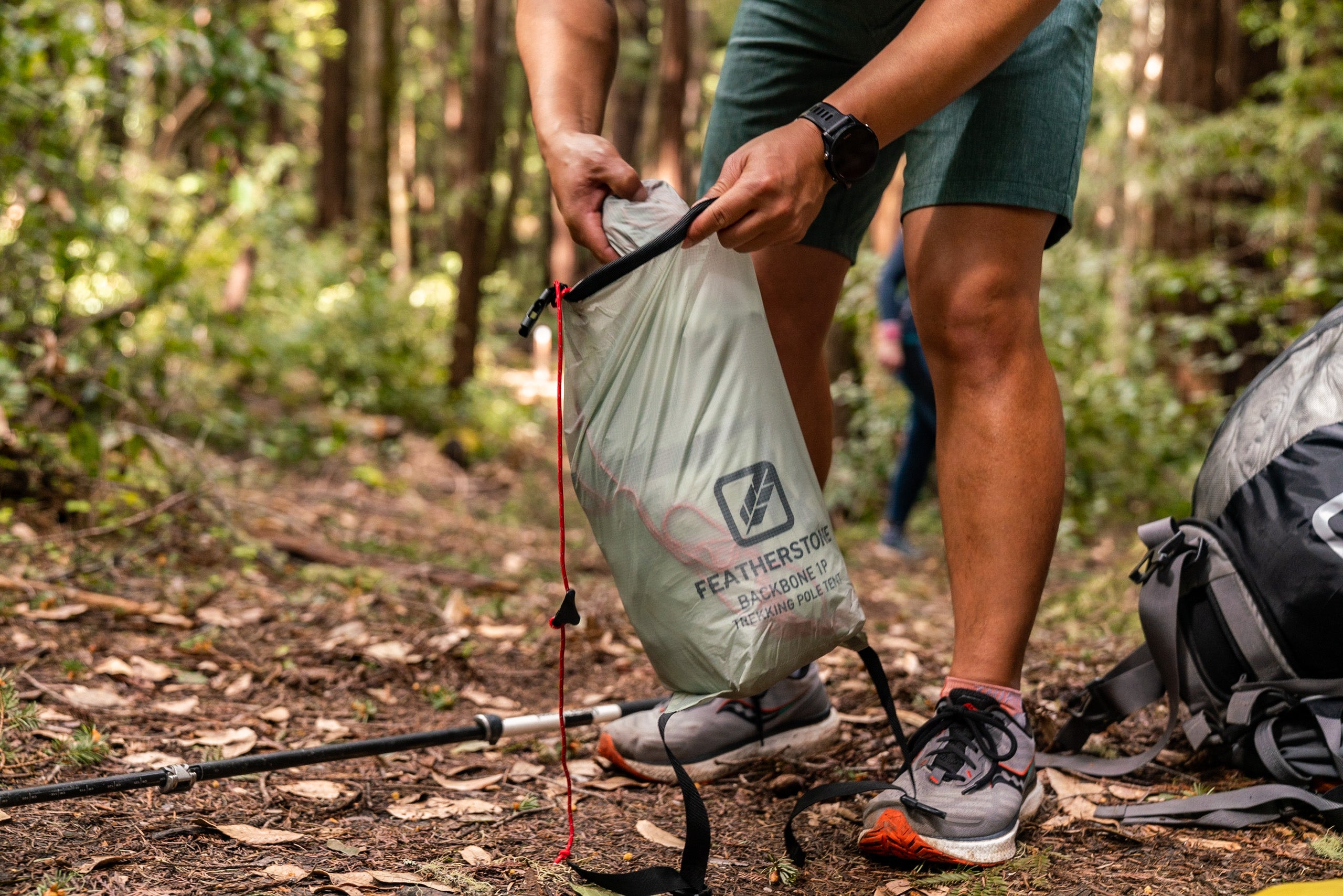 Ultralight Trekking Pole Tent | Featherstone Backbone 2P – Featherstone ...