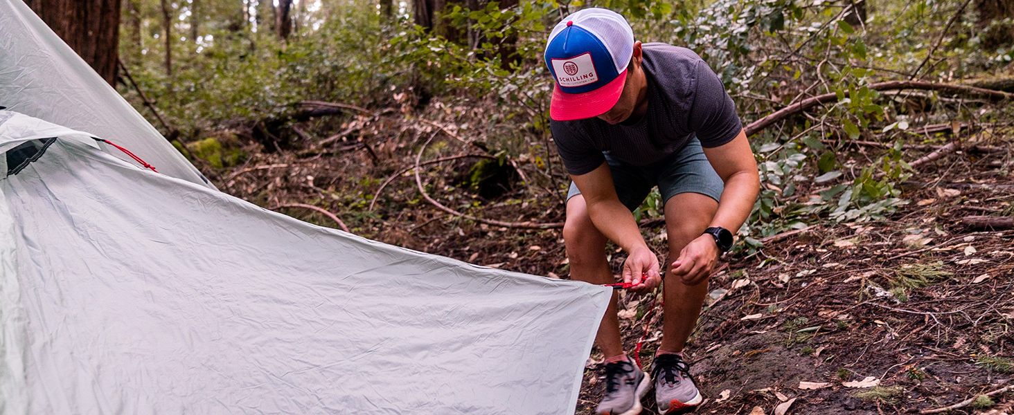 Backbone Trekking Pole Tent | Non-freestanding Tents – Featherstone Outdoor
